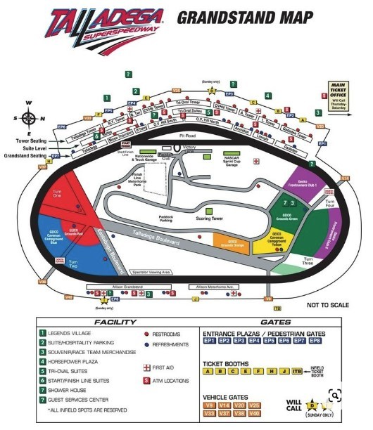 Talladega Superspeedway Seating Chart Suite